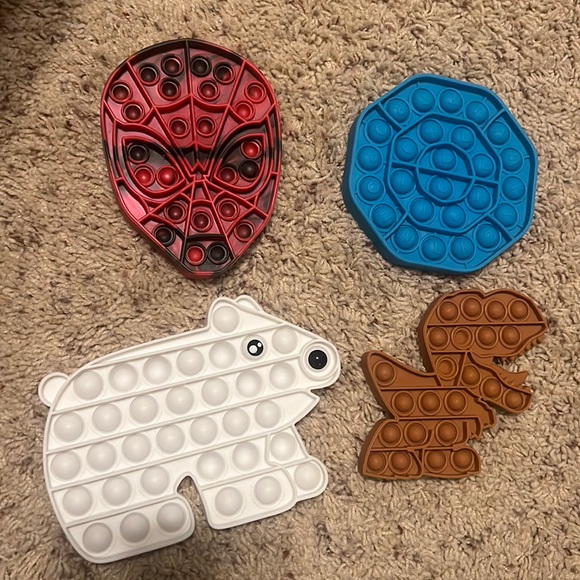 Toys | New Condition 4pack Popit Marvel Trex National Geographic Bundle ...